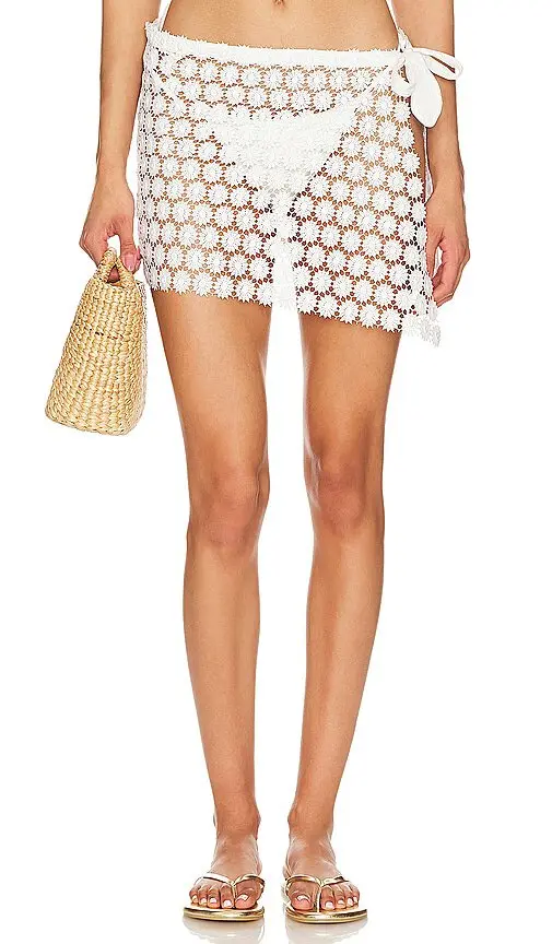 Peixoto Soa Tie Side Skirt - Daisy Dream