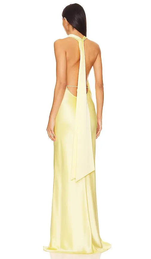 SAU LEE Pearl Gown - Popcorn Yellow