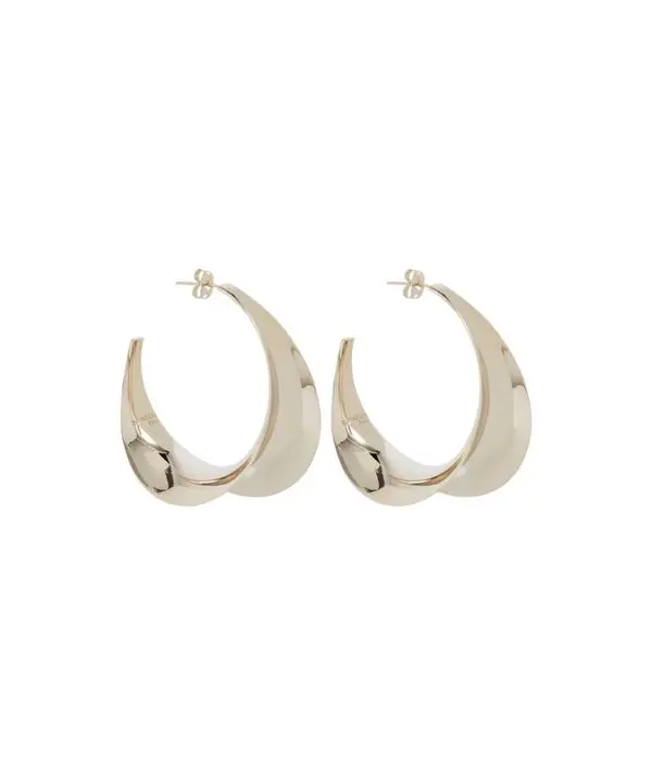 Saint Laurent Hoop Earrings - Silver