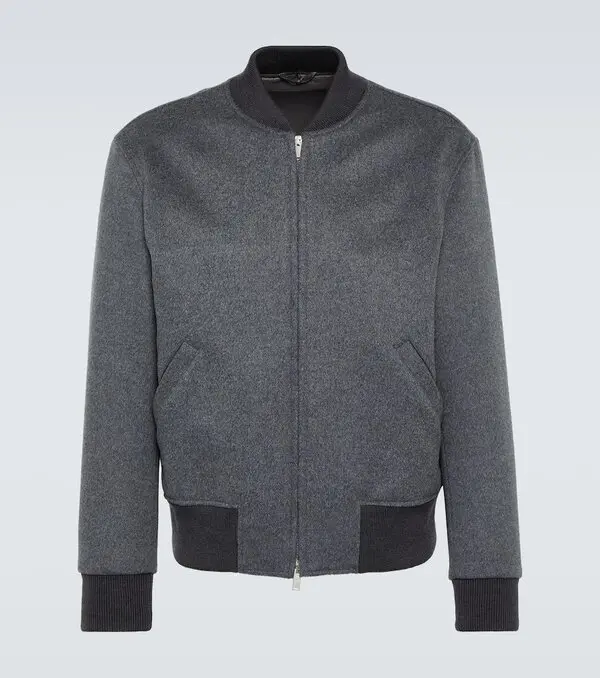 LARDINI Cashmere Bomber Jacket