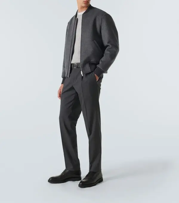 LARDINI Cashmere Bomber Jacket