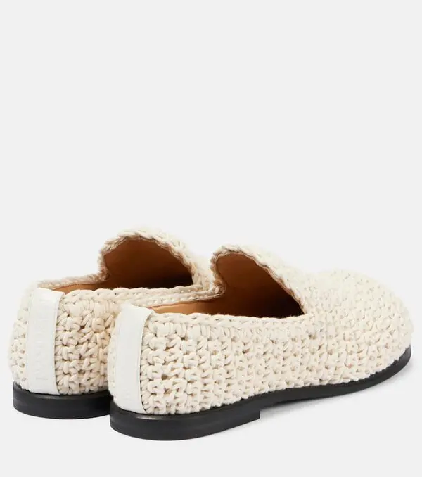 JW Anderson Crochet Loafers - Grey