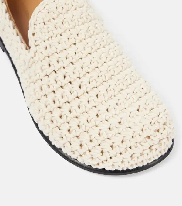 JW Anderson Crochet Loafers - Grey