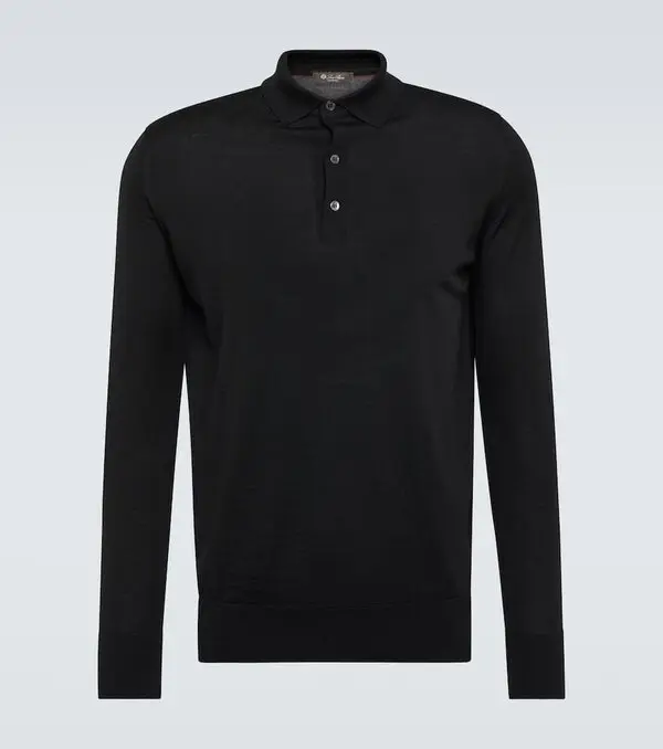 Loro Piana Virgin Wool Polo Shirt