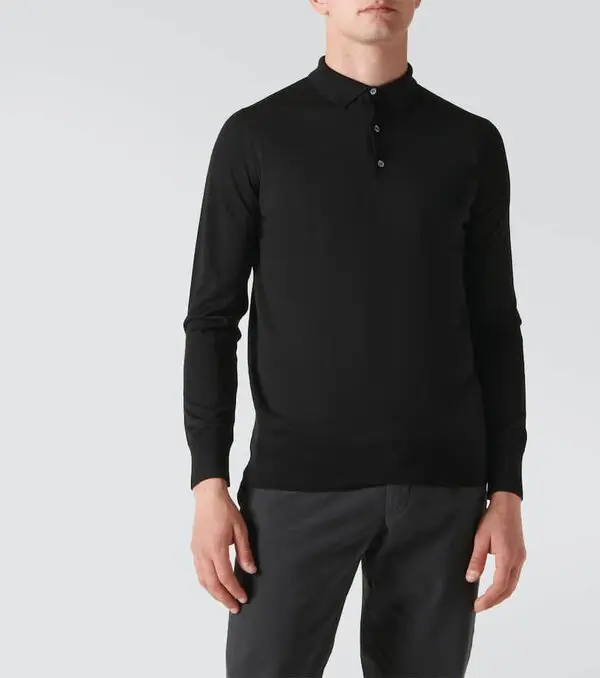 Loro Piana Virgin Wool Polo Shirt