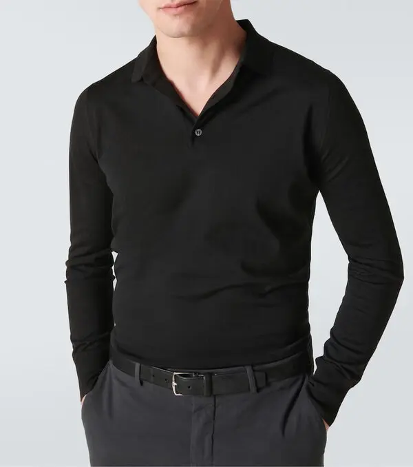 Loro Piana Virgin Wool Polo Shirt