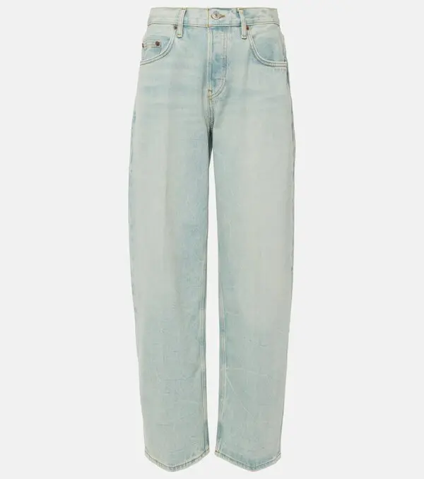 RE/DONE Mid-rise Straight Leg Jeans