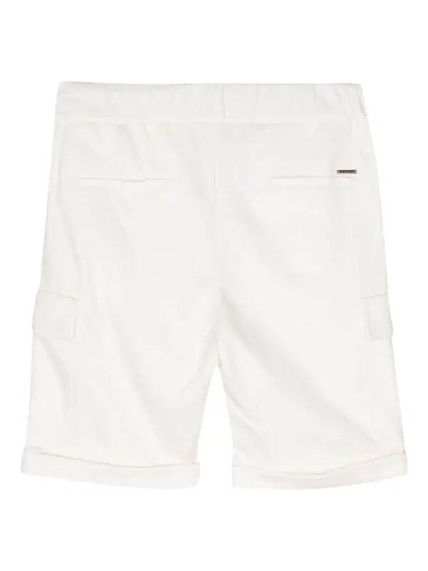 Peserico Drawstring-waist Cotton Shorts