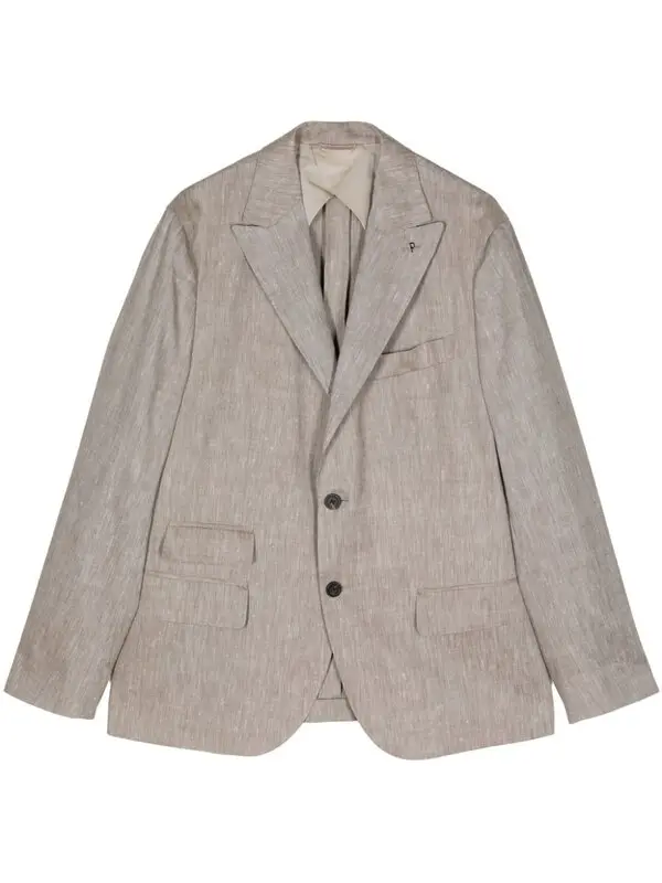 Peserico Notched-lapels Single-breasted Blazer