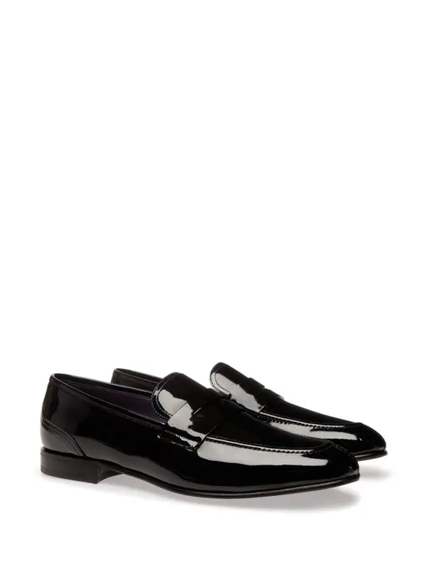 Bally Suisse Patent-leather Loafers