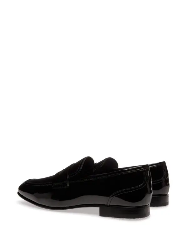 Bally Suisse Patent-leather Loafers