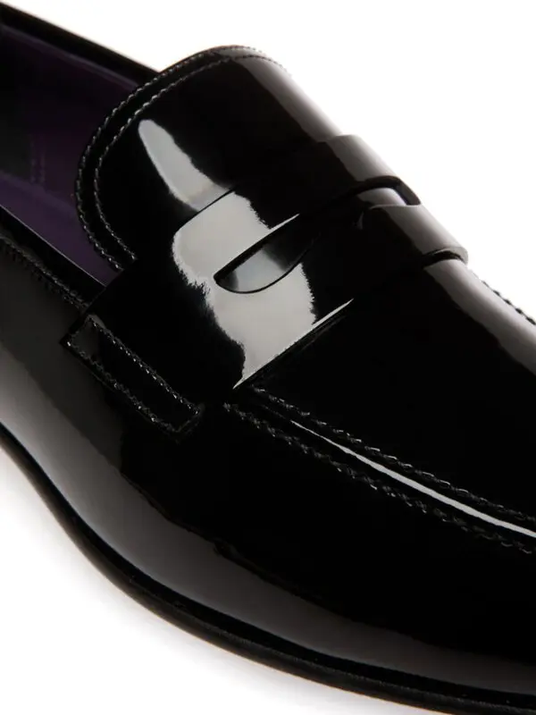 Bally Suisse Patent-leather Loafers