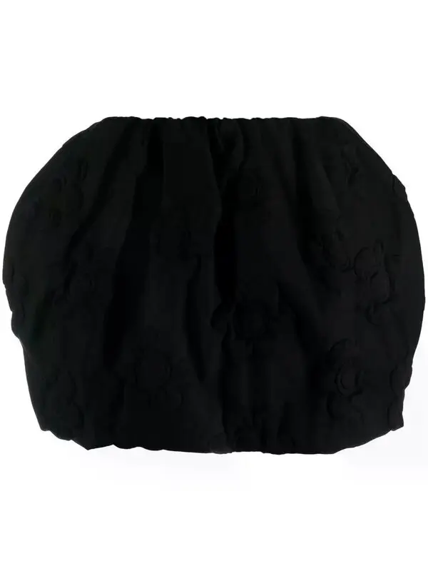 Max Mara Ruched Puffball Skirt - Black