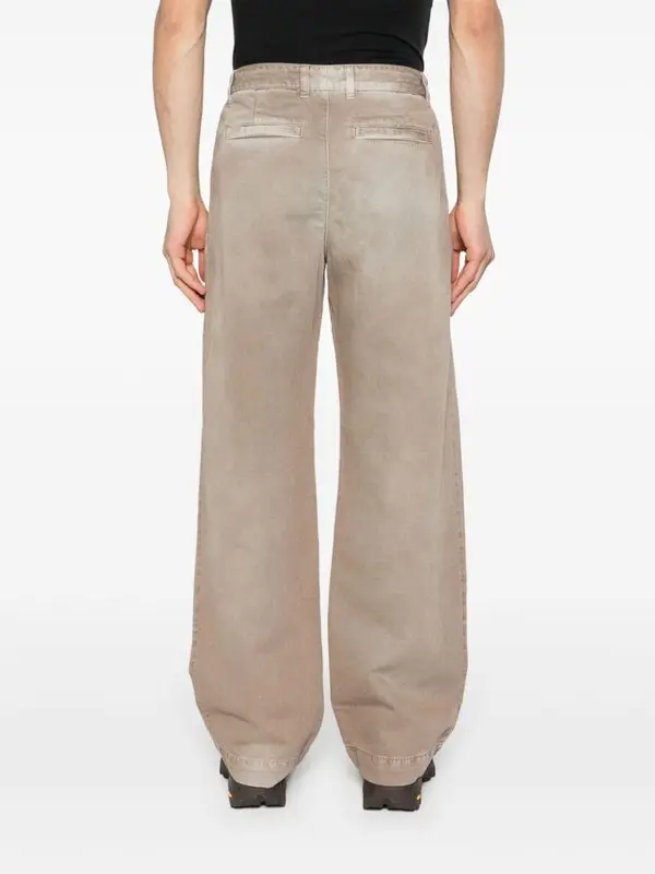 Wood Wood Fraser Faded Wide-leg Trousers