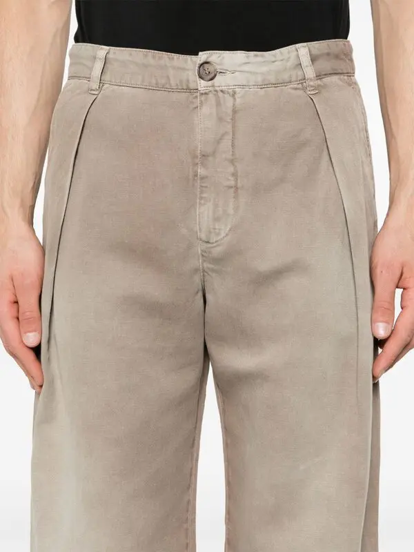 Wood Wood Fraser Faded Wide-leg Trousers
