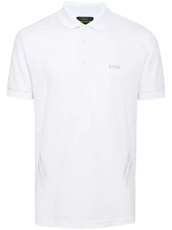 BOSS Piraq Active 1 Polo Shirt - White