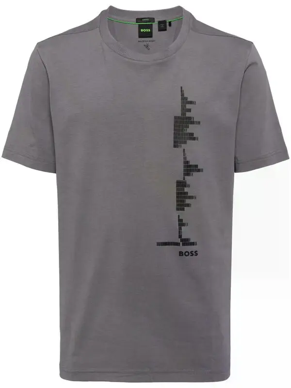 BOSS Graphic-print T-shirt - Grey