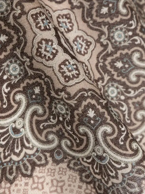 Tagliatore Medallion-print Pocket Scarf