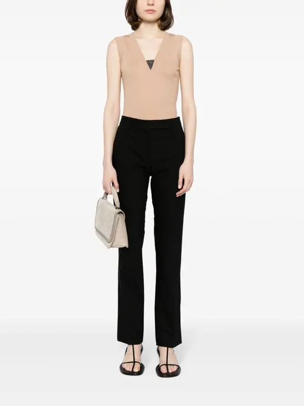 Brunello Cucinelli Straight-leg Cropped Trousers