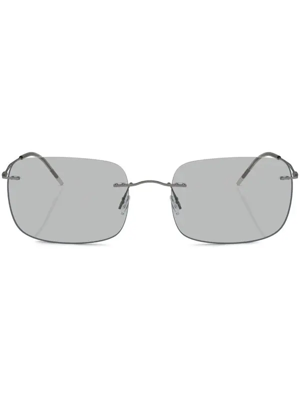 Giorgio Armani Square-frame Sunglasses - Grey