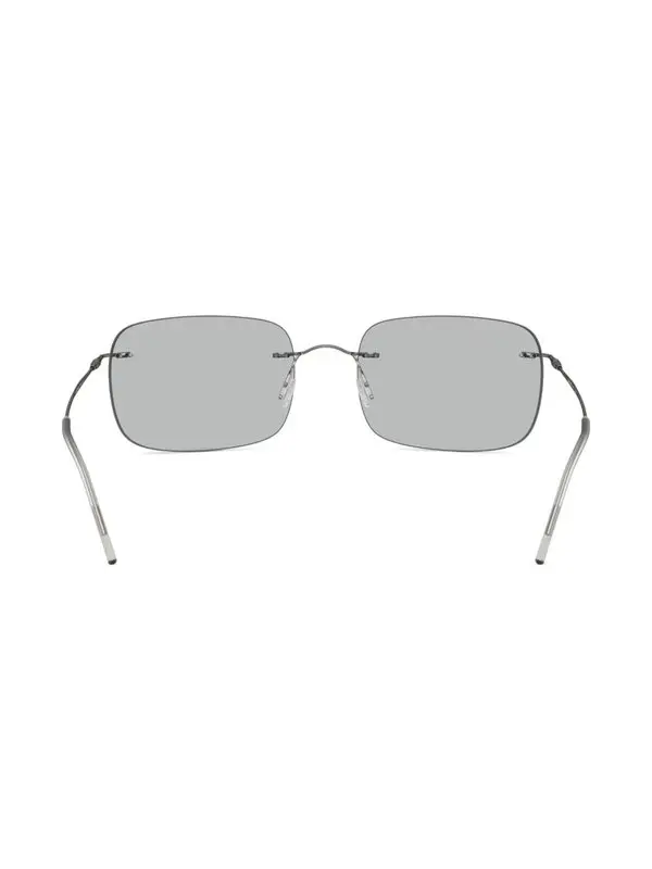 Giorgio Armani Square-frame Sunglasses - Grey