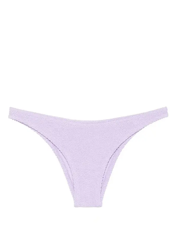 MC2 SAINT BARTH Shirred Bikini Bottom - Purple