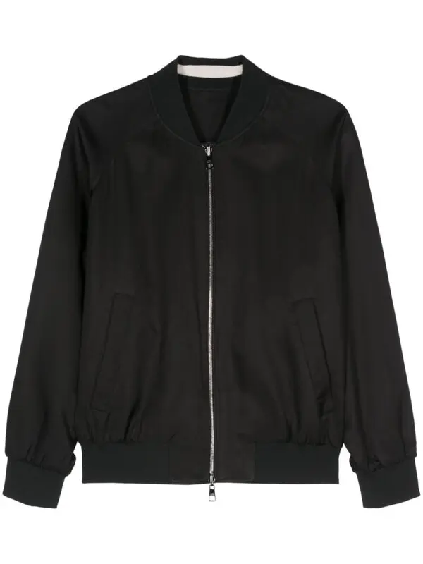 Neil Barrett Easy Fit Reversible Bomber Jacket - Black