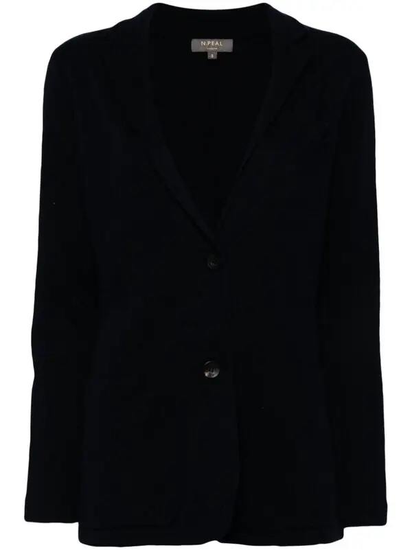 N.peal Single-breasted Fine-knit Blazer
