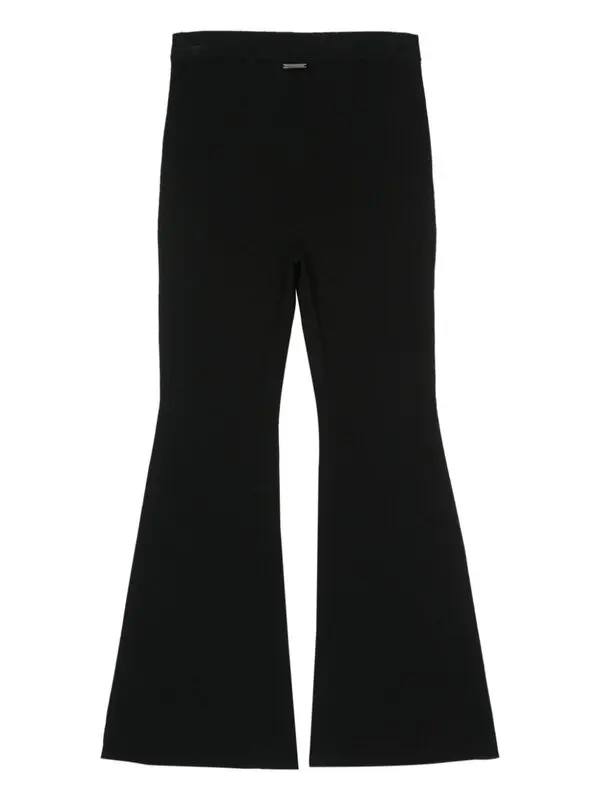 Michael Kors Ribbed-knit Flared Trousers