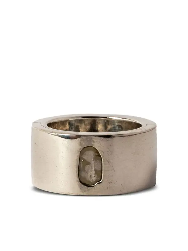 PARTS OF FOUR Sistema Yellow Diamond Ring - Silver