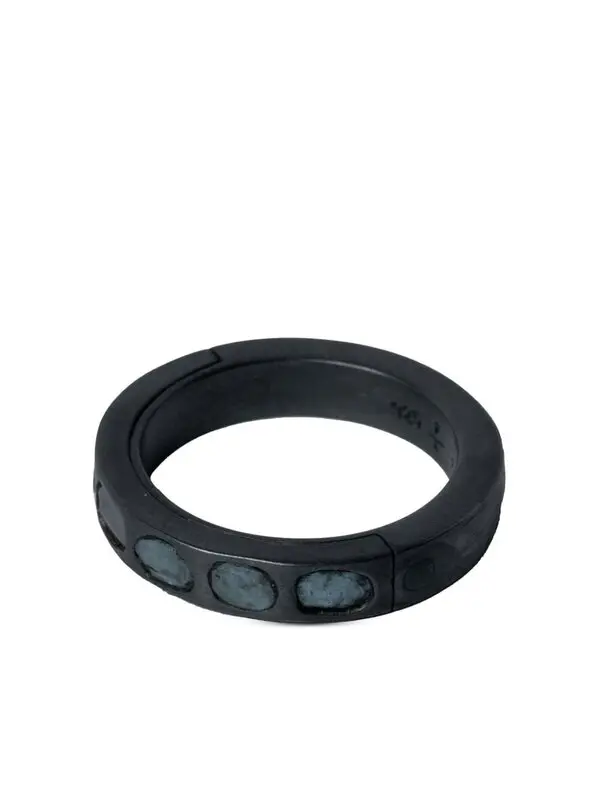 PARTS OF FOUR Sistema Blue-diamond Ring - Silver
