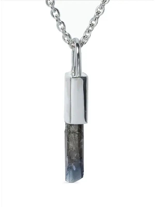 PARTS OF FOUR Talisman Tanzanite Pendant Necklace - Silver