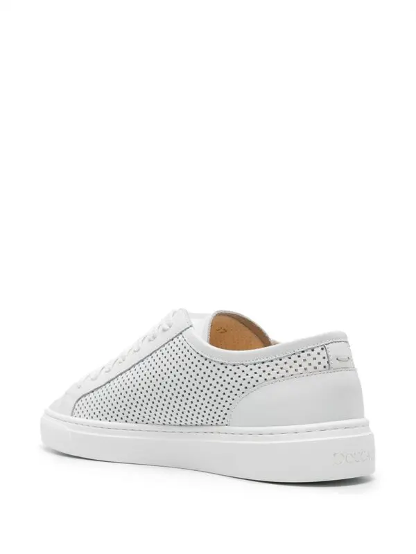 DOUCAL'S Perforated Leather Sneakers