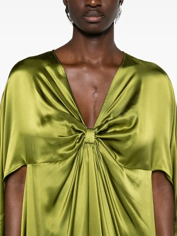 TALLER MARMO Azores Knotted Silk Kaftan