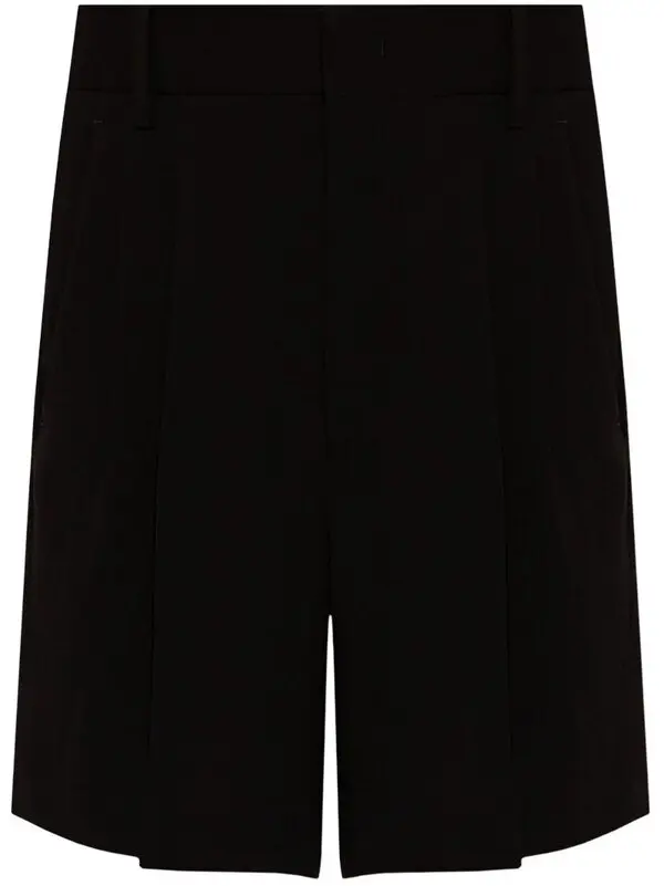 Isabel Marant Étoile Elna Pleated Crepe Shorts