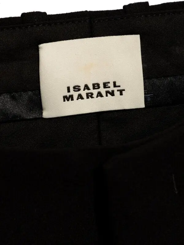 Isabel Marant Étoile Elna Pleated Crepe Shorts