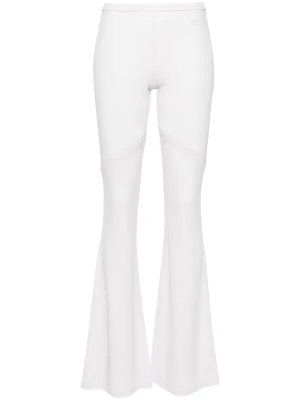 COURREGES Ellipse Mid-rise Bootcut Trousers