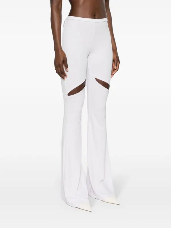 COURREGES Ellipse Mid-rise Bootcut Trousers