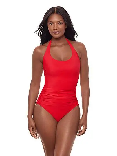 Victoria's Secret Miraclesuit Utopia One-piece Swimsuit - Red