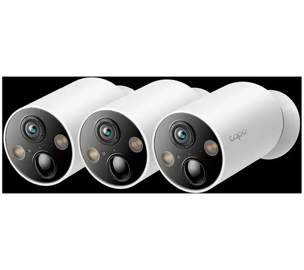 TP-LINK Tapo Smart Wire-free Security Camera, S T Of 3 - One-color