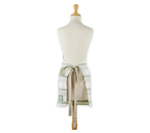 DESIGN IMPORTS Salt Spray Stripe Apron