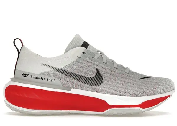 Nike Zoomx Invincible Run 3 - White/fire Red/cement Grey
