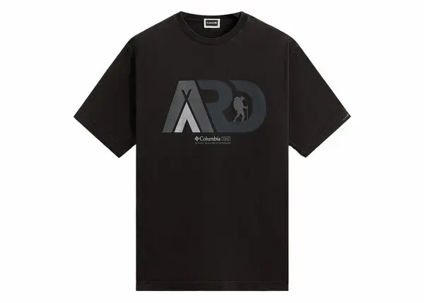 Kith X Columbia Ard Vintage Tee Shirt - Black