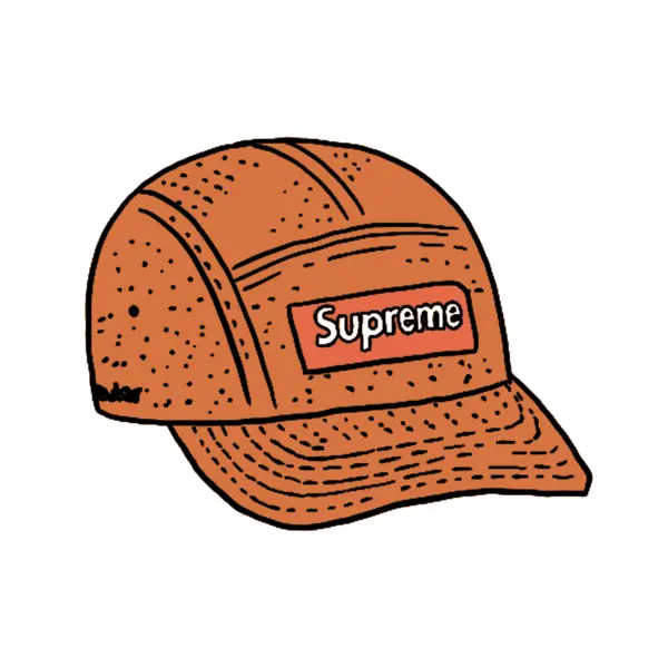 Supreme Kevlar Camp Cap - Orange