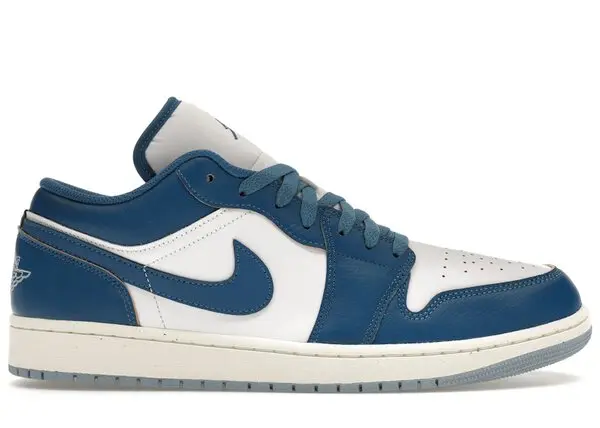 JORDAN 1 Low Sneakers - White/sail/industrial Blue