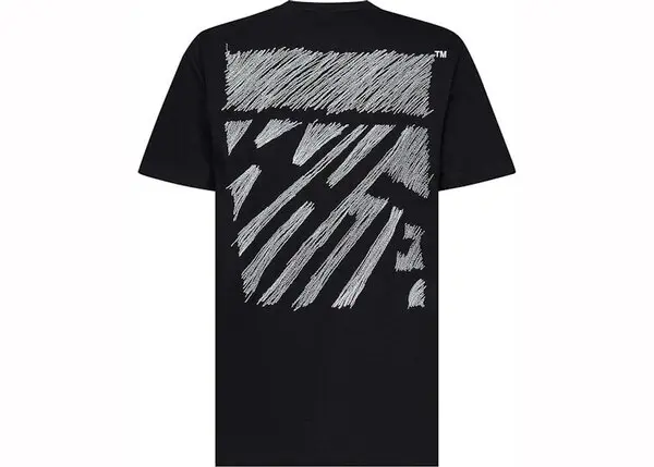 Off-White Scribble Diag Short Sleeve Tee Shirt