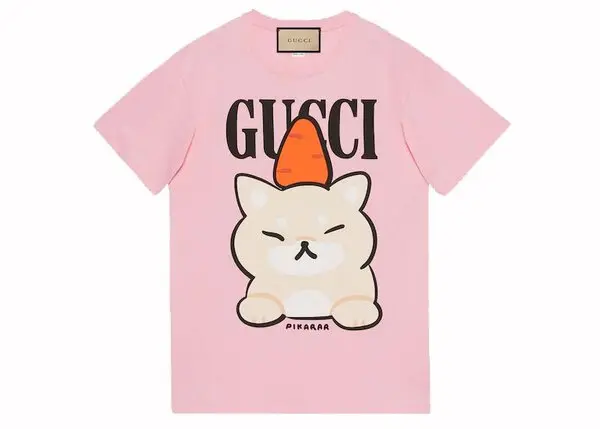 Gucci Animal Print T-shirt - Pink
