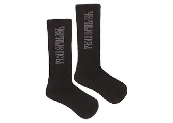 Yeezy Gosha Dogs Crew Socks - Black