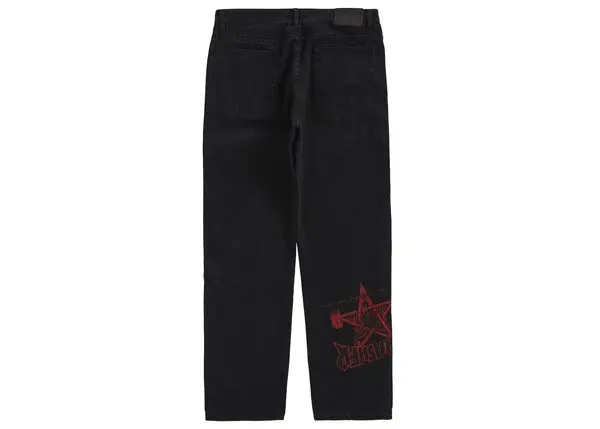 Supreme Thrasher Regular Jean - Washed Black