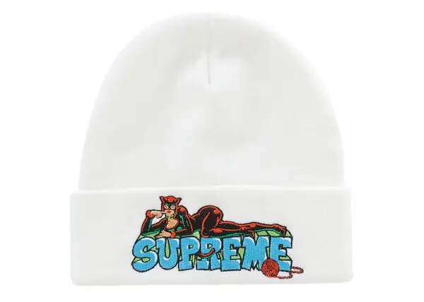 Supreme Catwoman Beanie - White